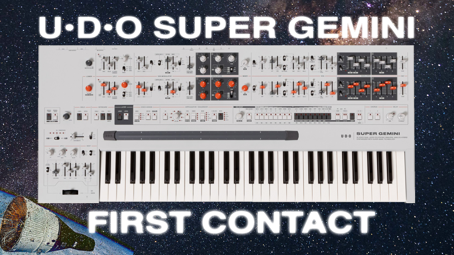 UDO Super Gemini - der erste Kontakt! • Wine & Synths